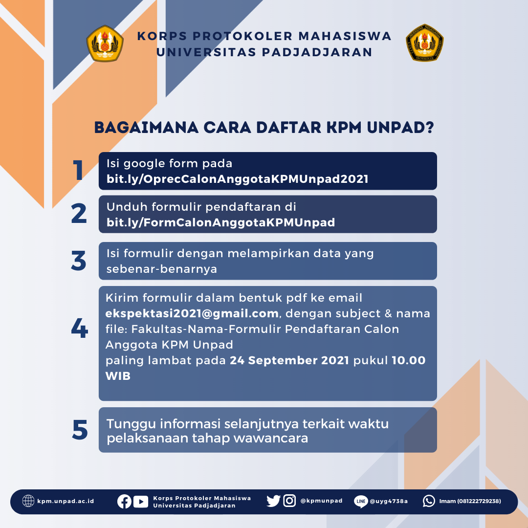 Penerimaan Anggota Baru KPM Unpad 2021 | KPM UNPAD